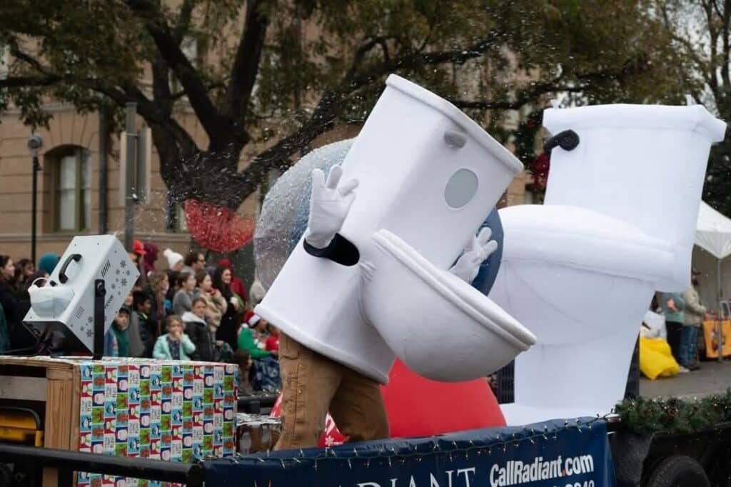 Radiant Man Takes The Lead At The Georgetown Parade - Radiant Plumbing ...